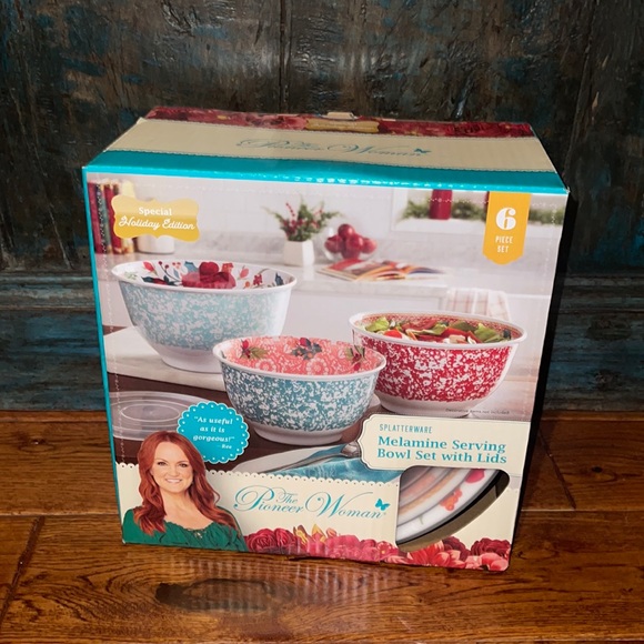 The Pioneer Woman | Kitchen | The Pioneer Woman Splatterware Melamine ...